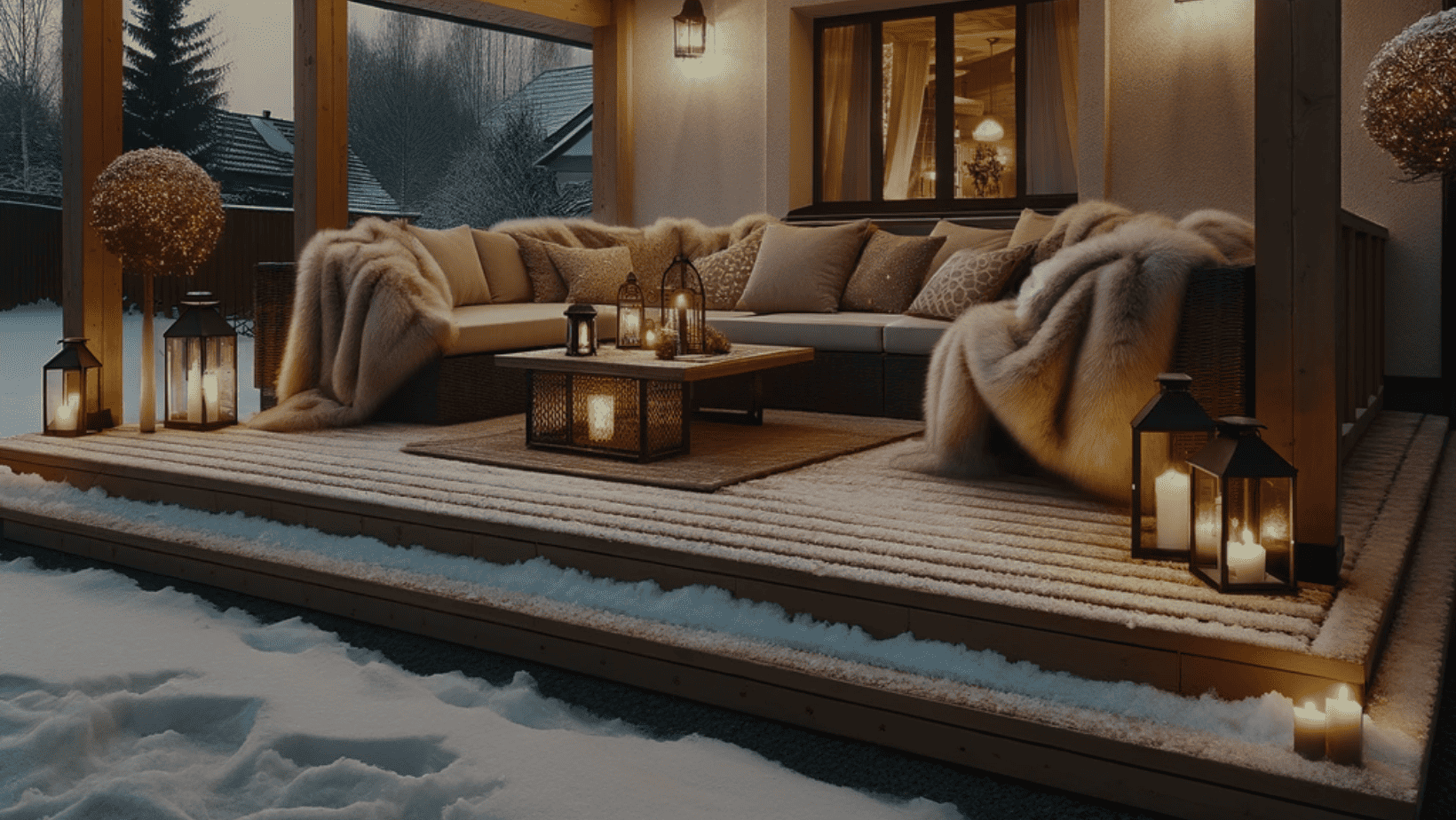 How To Make Your Deck Cozier For Winter and Extend Your Outdoor Season
